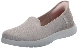 Skechers on-The-go Flex-Clover Hands Free Slip-ins Pantoufles pour Femme, Taupe, 37.5 EU