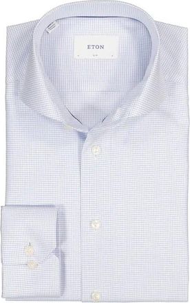 Eton Herren Hemd blau