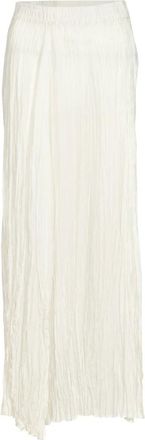 P.A.R.O.S.H. P.a.r.o.s.h., Femme, Jupes, Blanc, Taille: 38 FR Jupe Maxi &agrave; Taille &Eacute;lastiqu&eacute;e