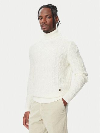 Karl Lagerfeld Rollkragenpullover 655031 564308 Creme Regular Fit