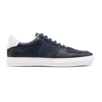 Moncler Homme, Chaussures, Bleu, Taille: 44 1/2 EU Baskets basses &agrave; lacets