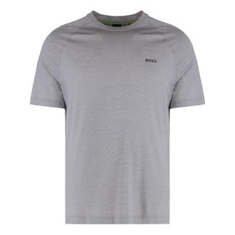 HUGO BOSS Tour Woll T-Shirt - - Tops - Herren - Grau - 2XL