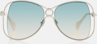 Aquazzura Cat-Eye-Sonnenbrille Malibu