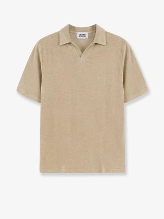 Alpha Studio Linen and cotton blend polo shirt - ALPHA-STUDIO - gender_Man