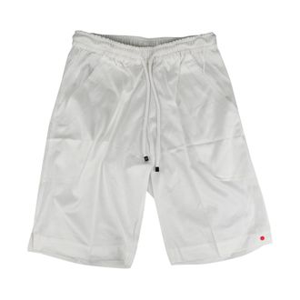 Kiton Homme, Shorts, Blanc, Taille: M Pants Regular Solid 100% Fatto a mano