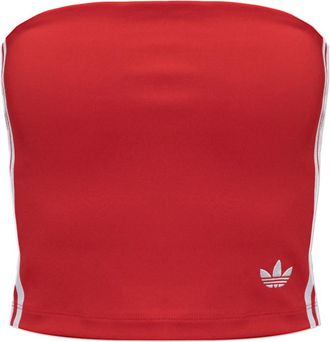 adidas Femme, Tops, Rouge, Taille: 34 FR 3 Stripes Tube Top