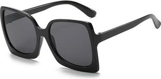 Generic Lunettes De Soleil &Agrave; Grande Monture For Hommes, Dext&eacute;rieur For Femmes, Vacances(Black)