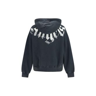 Palm Angels Mens Black Cotton Sweatshirt Clothing
