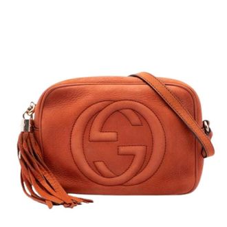 Gucci Pre-owned Soho Disco Umh&auml;ngetasche - - Pre-owned - Damen - Orange - ONE SIZE