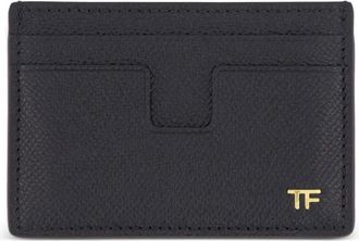 Tom Ford small logo card holder - Schwarz
