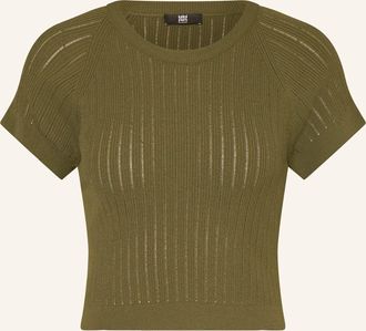 Riani Riani Cropped-Strickshirt gruen