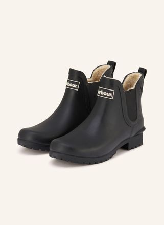 Barbour Chelsea-Boots Kirkton Welly schwarz