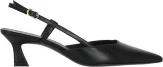 Stuart Weitzman Femme, Chaussures, Noir, Taille: 37 1/2 EU Vinnie 50 Slingback