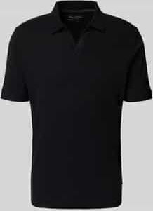 Marc O'Polo Regular Fit Poloshirt aus Baumwoll-Leinen-Mix