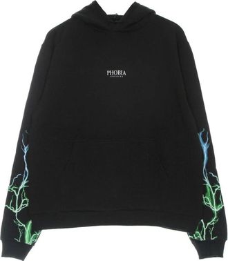 Phobia Archive Homme, Sweatshirts et sweats &agrave; capuche, Noir, Taille: XL Lightning Sweat &agrave; capuche