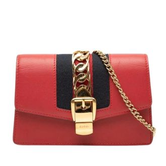 Gucci Sac bandouli&egrave;re Sylvie Pre-owned - Femme - Pre-owned - Rouge - Taille: ONE Size