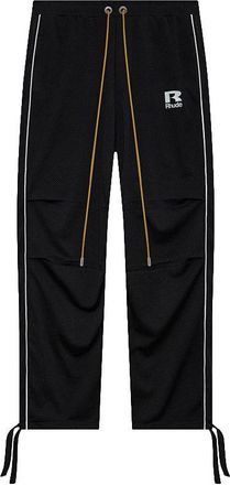 Rhude Homme, Pantalons, Noir, Taille: S Piping Parachute Track Pant