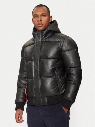 Milestone Lederjacke Wesley 431040 21085 Schwarz Regular Fit