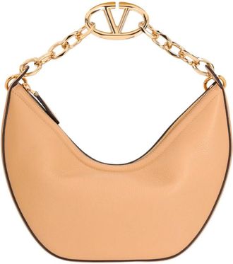 Valentino Garavani Femme, Sacs, Beige, Taille: ONE Size VLogo Moon Bag