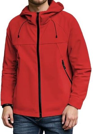 Generic Veste de pluie pour homme - Imperm&eacute;able - Coupe-vent - Protection solaire - Veste de cyclisme - Veste dext&eacute;rieur l&eacute;g&egrave;re et fine - Veste d&eacute;t&eacute; - Veste d