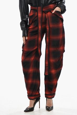 Stella McCartney Seidenhose BISSIE mit Karo-Muster Stella McCartney