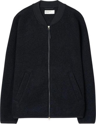 Universal Works Zip Bomber - - Jackets - Herren - Blau - S