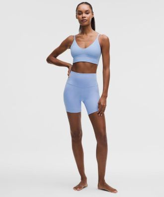 lululemon Short Align taille haute pour Femmes - 15 cm - Bleu - Taille 6