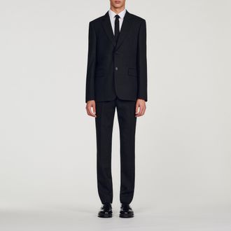 Sandro Veste de costume en laine