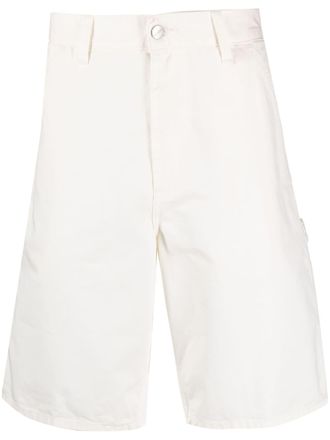 Carhartt Work in Progress short Single Knee en coton - Blanc