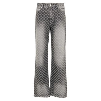 Misbhv Misbhv - Wide Jeans - Femme - Jeans - Gris - Taille: W25