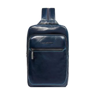 Piquadro Konvertierbare Sling Bag zum Rucksack - - Bags - Herren - Blau - ONE SIZE
