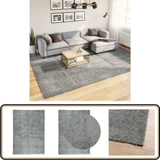 vidaXL Vidaxl - Teppich Shaggy Hochflor Modern Grün 240x340 cm - Shaggy Teppich - Grüner Teppich - Flauschiger Teppich - Wohnzimmer Teppich