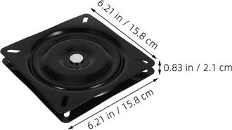 NUOBESTY Drehbarer Stuhl-ersatzteil mit Stabilem Lager und Integrierter Schiene Geeignet f&uuml;r B&uuml;rost&uuml;hle Bootssitze und Tv-st&auml;nder Hochwertige Metallkonstruktio