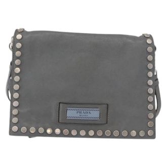 Prada Pre-owned Vintage Cross Body Bag - Femme - Pre-owned - Gris - Taille: ONE Size