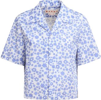 Marni chemise à fleurs - Violet