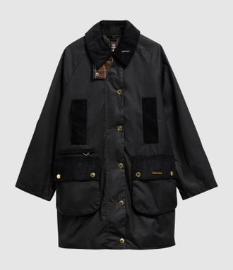 Barbour Veste Icons Modern Beaufort Wax Black Classic