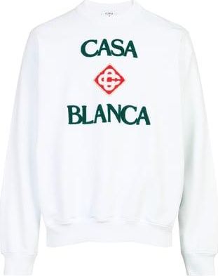 Casablanca Sweatshirt &agrave; logo en coton