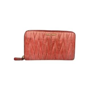 Miu Miu Portefeuille en cuir Pre-owned - Femme - Pre-owned - Rouge - Taille: ONE Size