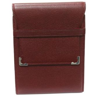 Cartier Pre-owned Leder Portemonnaies - - Pre-owned - Damen - Rot - ONE SIZE