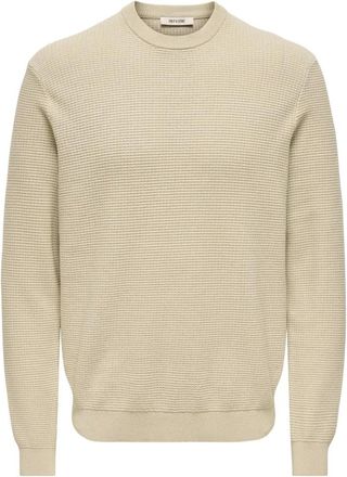 Only & Sons Only & Sons, Homme, Pulls, Beige, Taille: XL Dave Crew Neck Knit