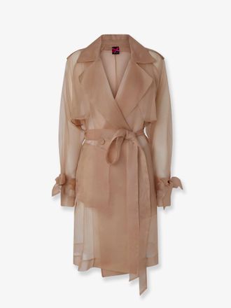 Pinko Cocco silk organza trench - PINKO - gender_Woman