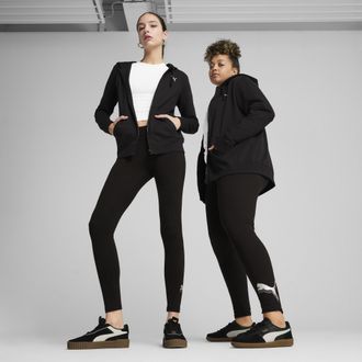 Puma Legging ESS M&eacute;tallique Femme, V&ecirc;tements, Noir, M