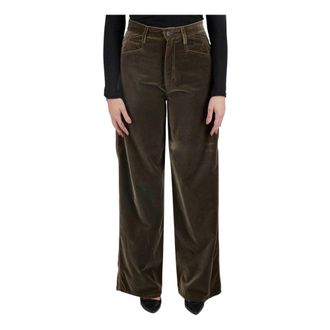 Kiton Femme, Pantalons, Vert, Taille: 38 FR Denim et cachemire, jean tailleur