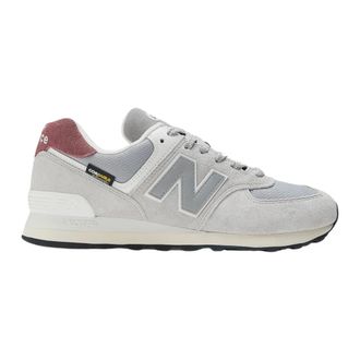 New Balance Homme, Chaussures, Gris, Taille: 41 1/2 EU Baskets en Daim et Mesh Semelle Caoutchouc