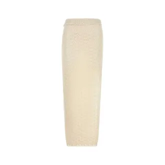 Blumarine Femme, Jupes, Blanc, Taille: 40 FR Maxi Skirts