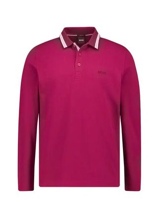 HUGO BOSS Herren Polo-Shirt rot Baumwoll-Piqu&eacute;
