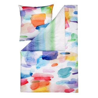 ESTELLA Mako-Satin Wendebettw&auml;sche Splash Multicolor