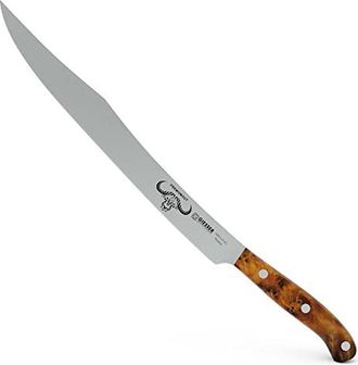 GIESSER seit 1776 - Made in Germany - Tranchiermesser 31 cm Tree of Life, PremiumCut Slicer No 1, Schinkenmesser, Thuja, holzgriff, rostfrei, deutsches Grillm