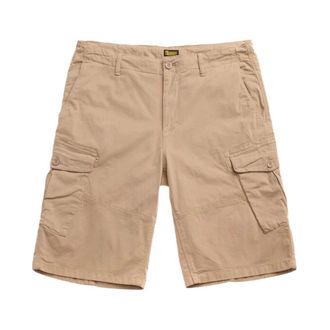 Blauer Baumwoll-Bermuda-Shorts - - Shorts - Herren - Beige - W31