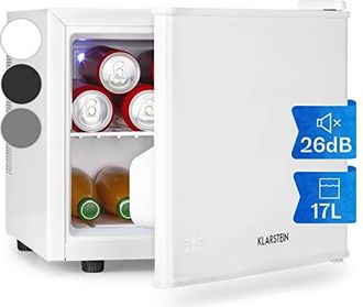 Klarstein Klarstein Mini Frigo de Chambre pour Boissons, Petit Silencieux, Bar Int&eacute;rieur, Bi&egrave;res, Vins, Refrigerateur Camping, 3 Niveaux Refroidissement, Cosmet